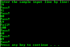 The practice on how to use the C repetition constructs like if, if-else ...