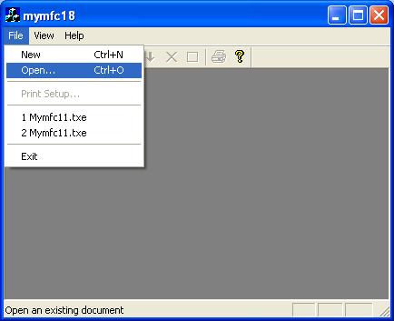 The MFC programming tutorial on reading and writing Documents for the Multiple Document ...