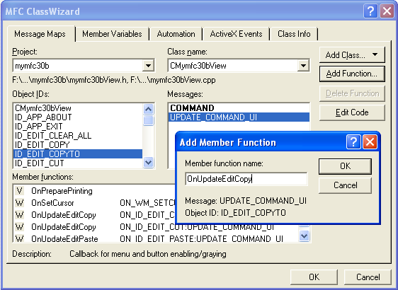 The Windows MFC drag and drop program development using the Object Linking and Embedding ...