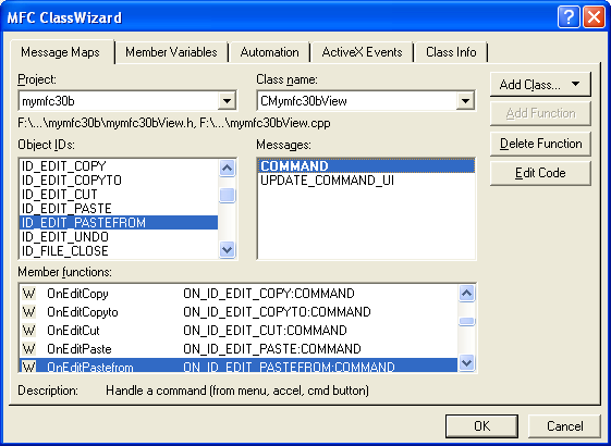 The Windows MFC drag and drop program development using the Object ...