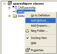 The Spaceshipsvr ActiveX C++ project and program example in using and developing the Active ...