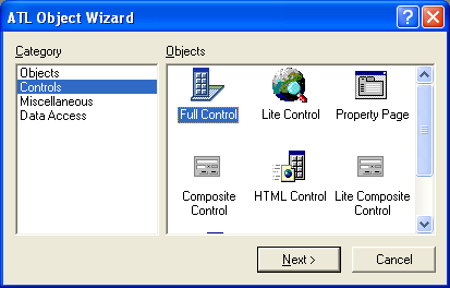 Information on the ATL and ActiveX controls used in Windows component programming using MFC ...