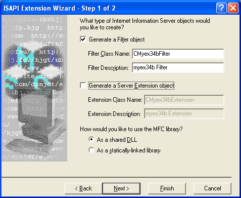 A tutorial on how to design, use and build the ISAPI filter application for Windows IIS web ...